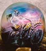 Peinture tuning cigolini : Autres - Mobylette